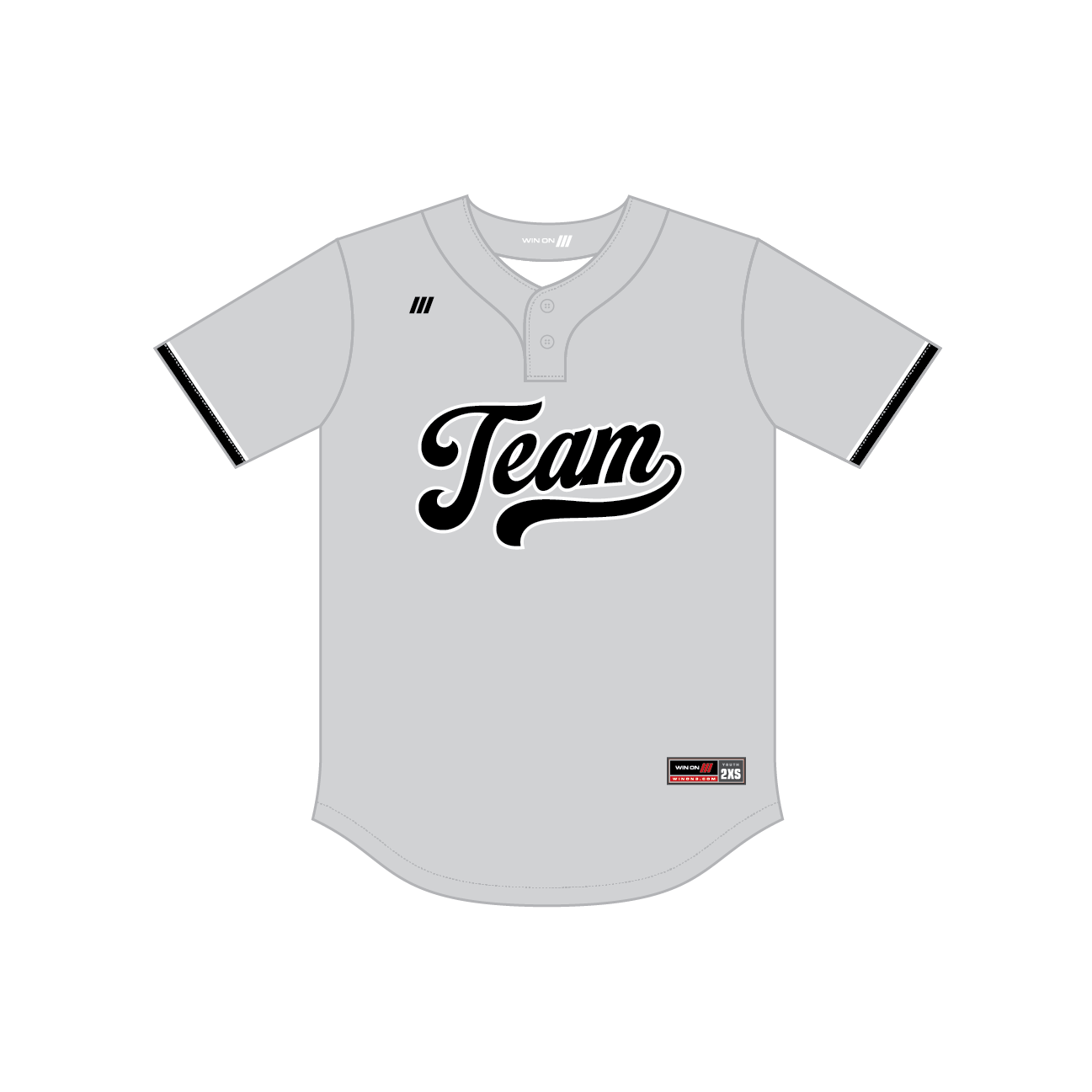 Custom 2-Button Jersey (Sublimated) – WIN ON 3