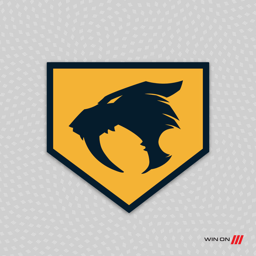 Sabertooth Logo Sticker – WIN ON 3
